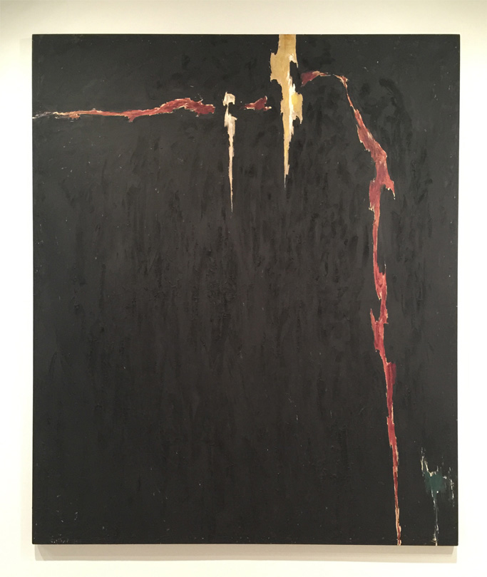 1944-N No. 2 (Red flash on a black field) - SKETCHLINE